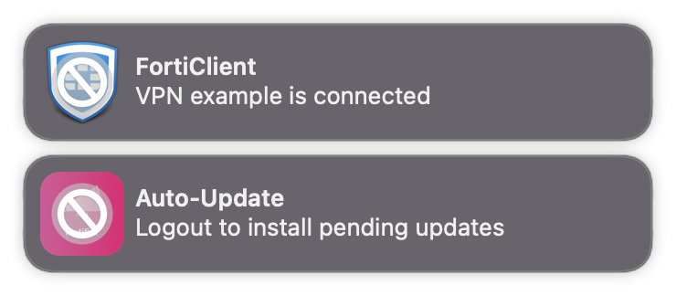 Notifications showing a prohibitory symbol after upgrading to macOS ...
